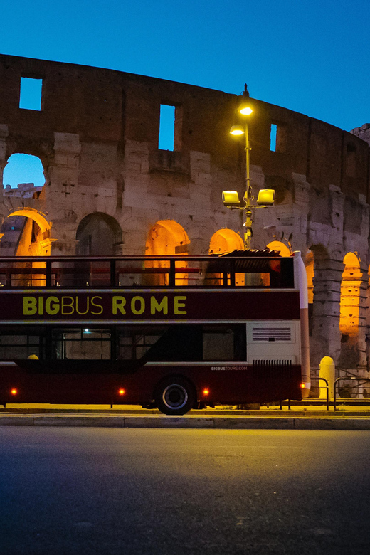 Rome: Big Bus Panoramic Night Tour | GetYourGuide