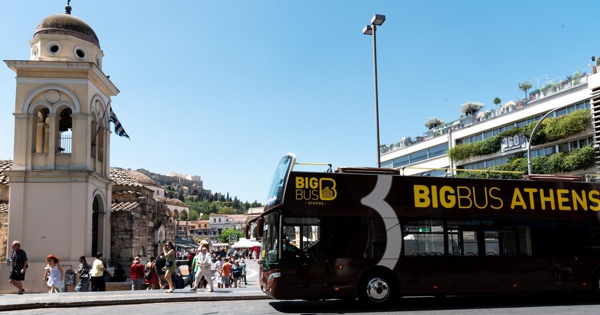 Athene: Big Bus Hop-on-hop-off-bustour met open-top bus | GetYourGuide