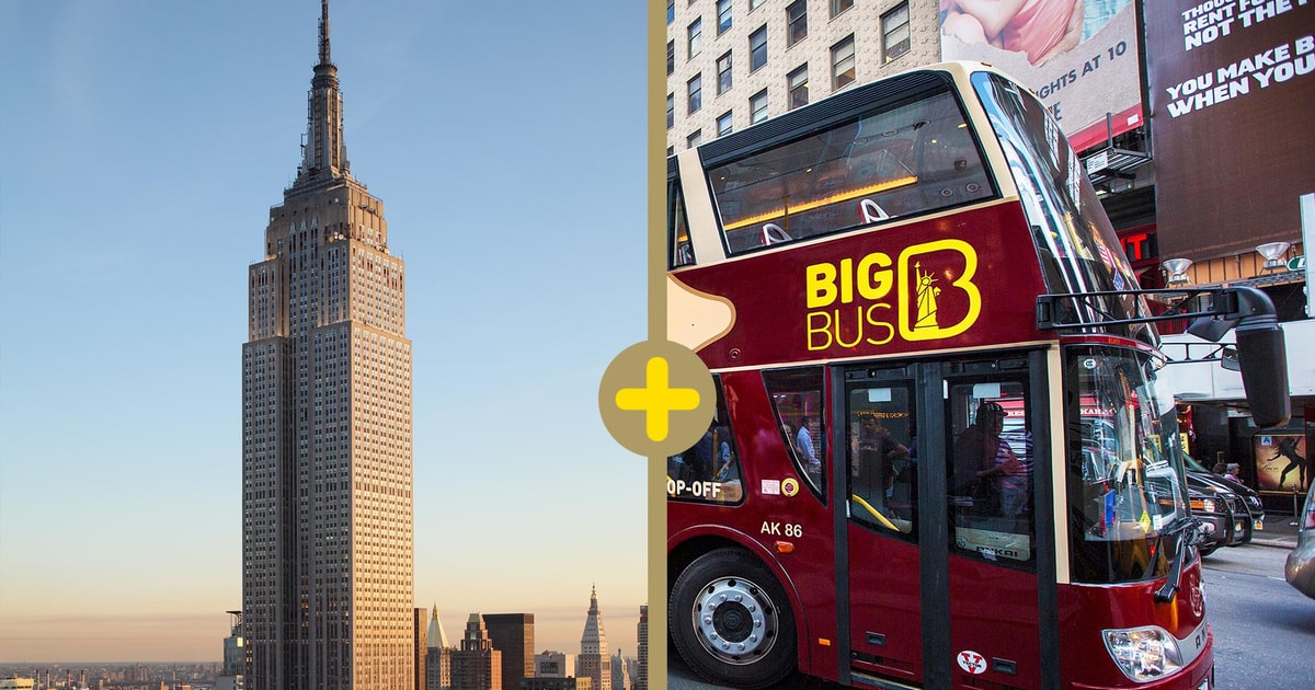 NYC: Empire State Building i 48-godzinna wycieczka hop-on hop-off ...