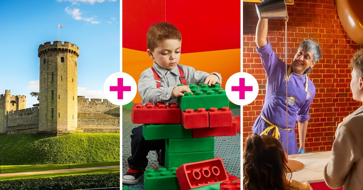 Cadbury World & LEGOLAND Discovery & Warwick Castle | GetYourGuide