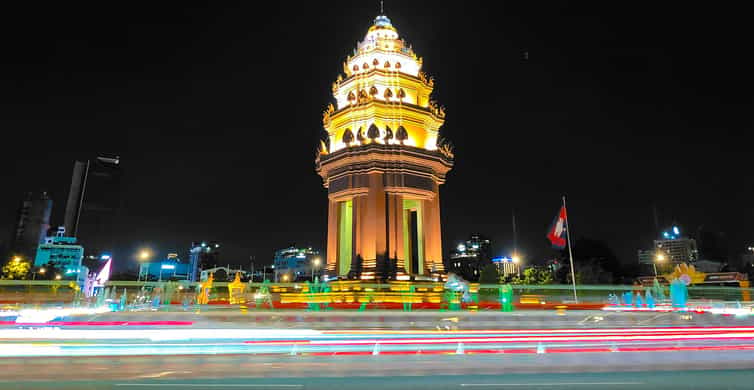 Phnom Penh: Sunset Cruise & Avondlijke Stadsrondleiding per Tuk Tuk ...