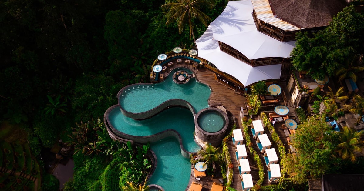 Bali: Ubud Cretya Day Club Skip-The-Line & Waterfalls Tour | GetYourGuide