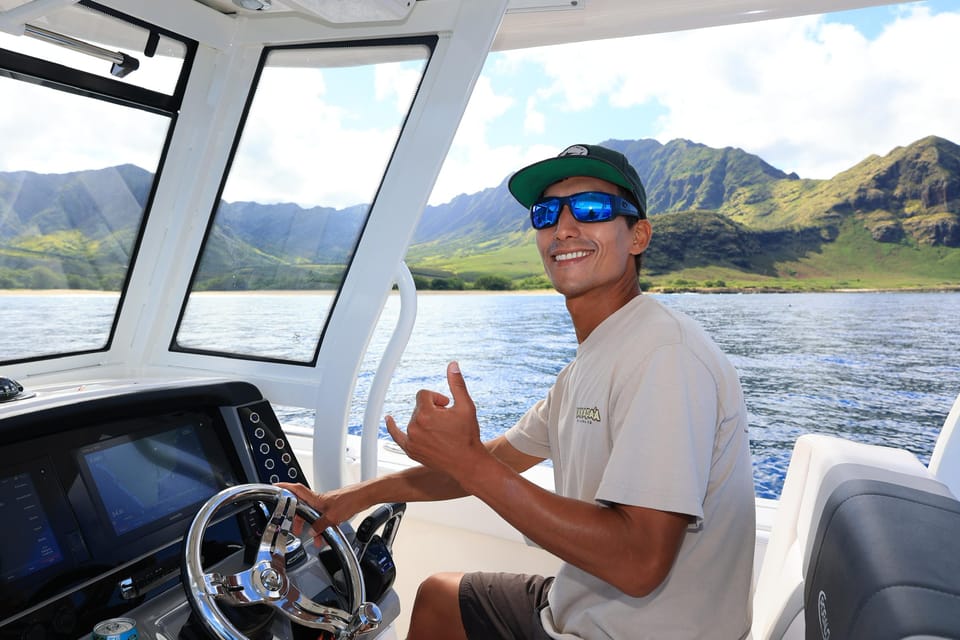 Waianae, Oahu: Swim with Dolphins (Semi-Private Boat Tour) | GetYourGuide