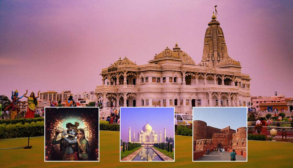 Excursion à Mathura et Vrindavan le même jour à partir de Delhi ou d ...