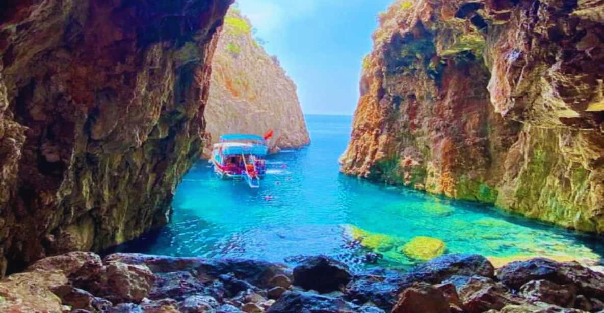 Antalya/Kemer: Porto Genoese boottocht & modderbad met lunch | GetYourGuide