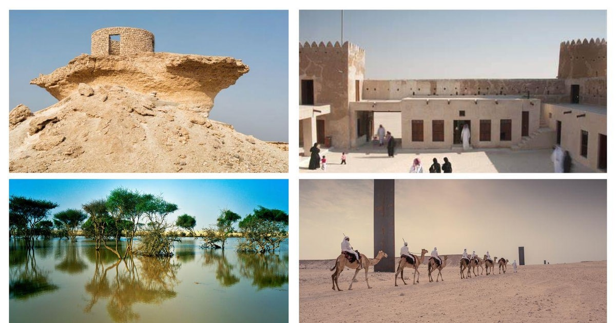 Privérondleiding van een hele dag in Qatar Noord en West | GetYourGuide