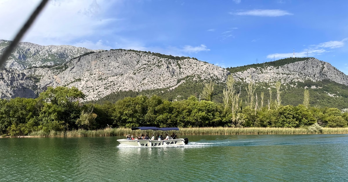 Omiš: rondvaart door de canyon van de Cetina-rivier naar Radman Mills ...