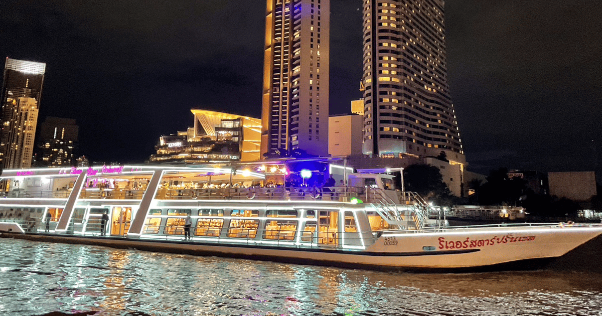 Bangkok: rejs po rzece Star Princess Chao Phraya z kolacją | GetYourGuide