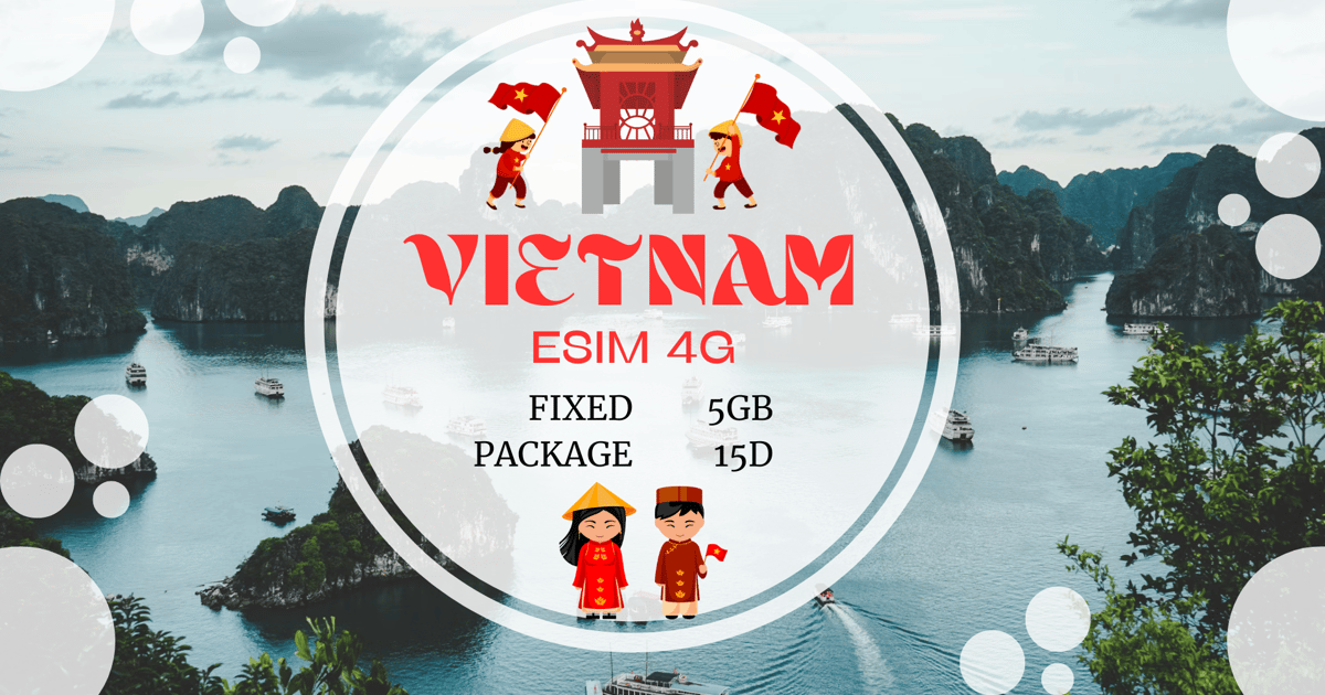 Vietnam: Seyahat eSIM - Sınırsız Mobil Veri Planı (QR kodu) | GetYourGuide