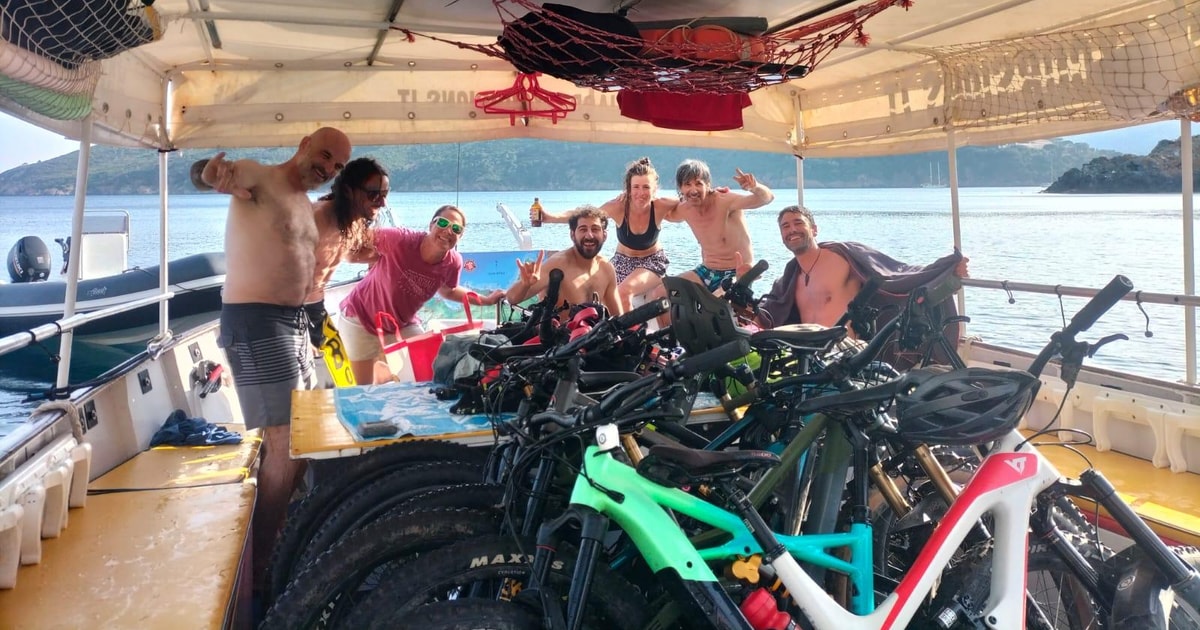 e-Bike Tour on Monte Calamita with return by boat from Innamorata ...