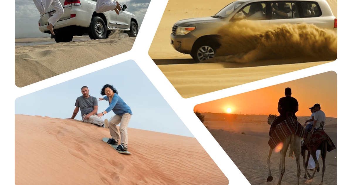 Exclusive Doha Desert Safari: Dune Bashing & Camel Ride | GetYourGuide