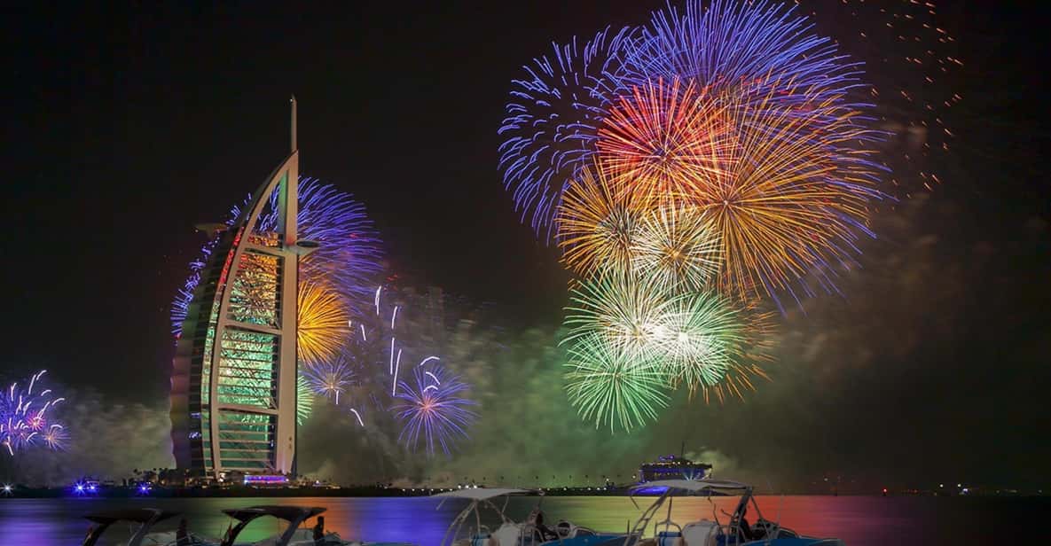 Dubai: New Year's Ultimate Fireworks Celebration Cruise | GetYourGuide