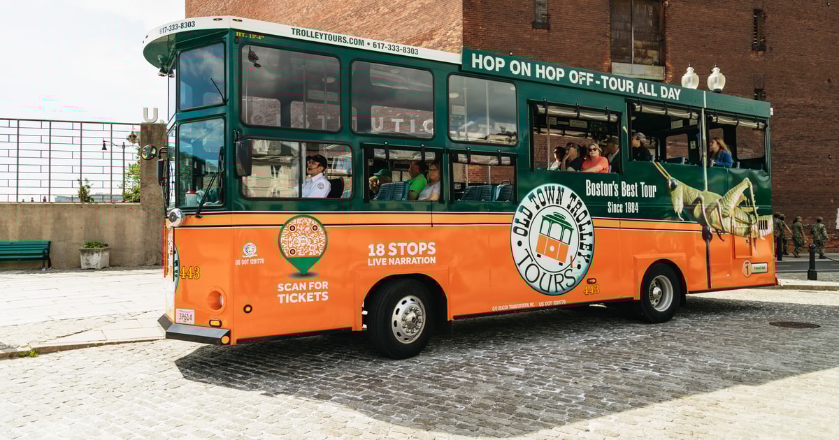 Boston: Hop-on Hop-off Old Town Trolley Tour | GetYourGuide