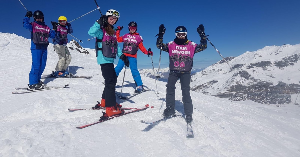 Sierra Nevada: Group Ski Class - Kids - Intermediate | GetYourGuide