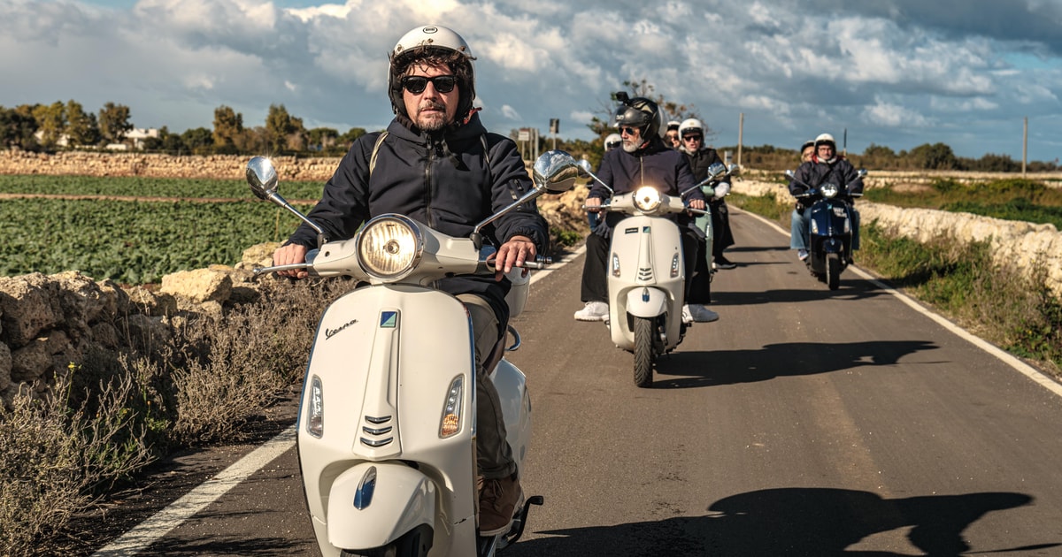 Vespa panoramic tour: Trulli and Countryside with tastings in Itria ...