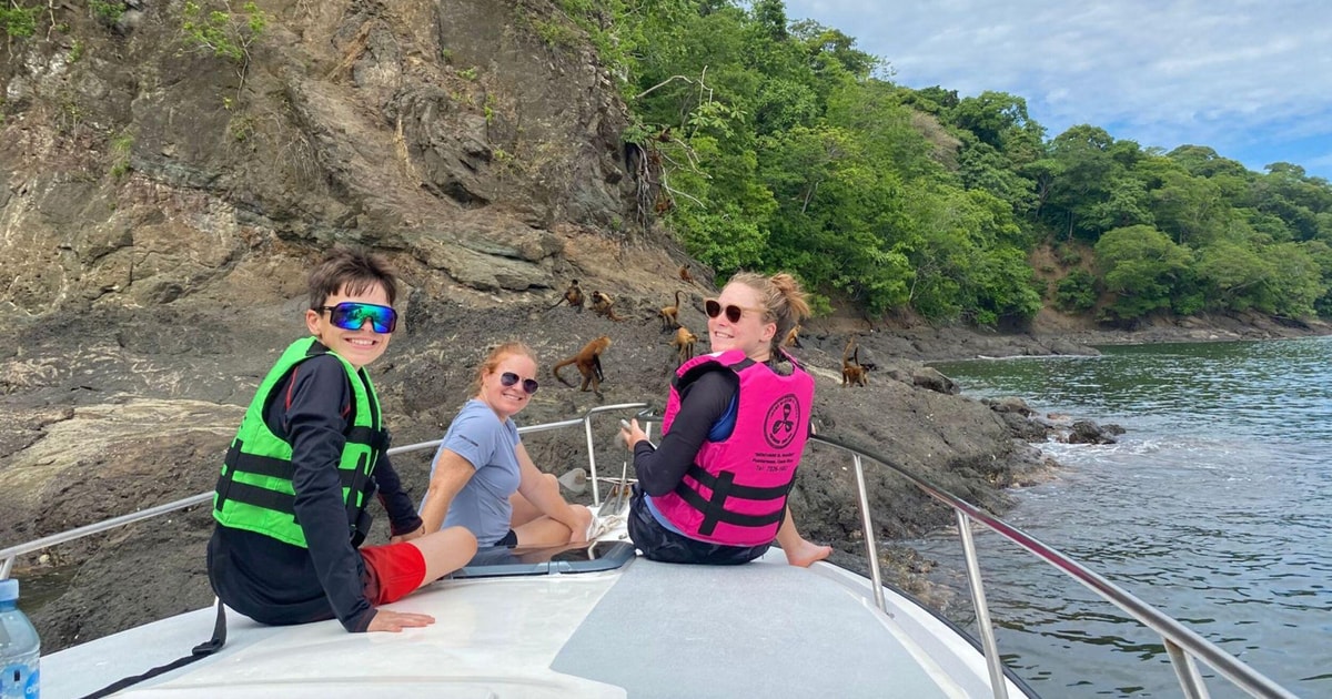 Desde Jacó: Excursión de aventura en grupo reducido a Isla Tortuga ...