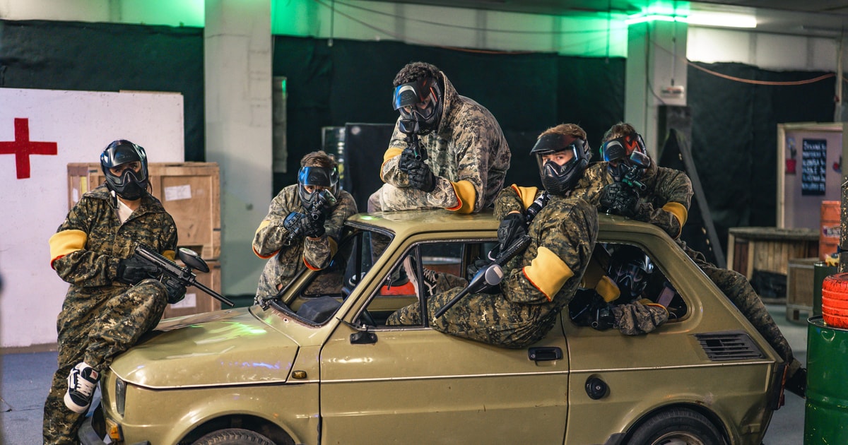 Reball Indoor Paintball in Fun Arena in het centrum van Praag ...