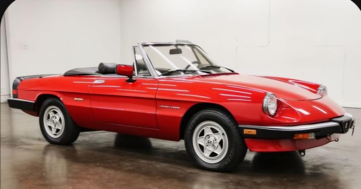 Alfa Romeo 80: poznejte eleganci a výkon klasického Spideru z 80. let ...