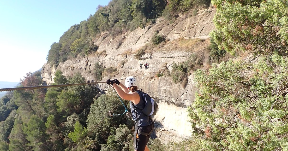 Barcelona: Via Ferrata Baumes Corcades in Centelles | GetYourGuide