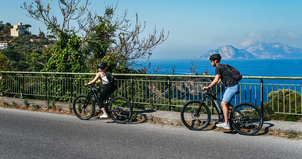 Sorrento: Tour gastronómico e de vinho em E-Bike | GetYourGuide