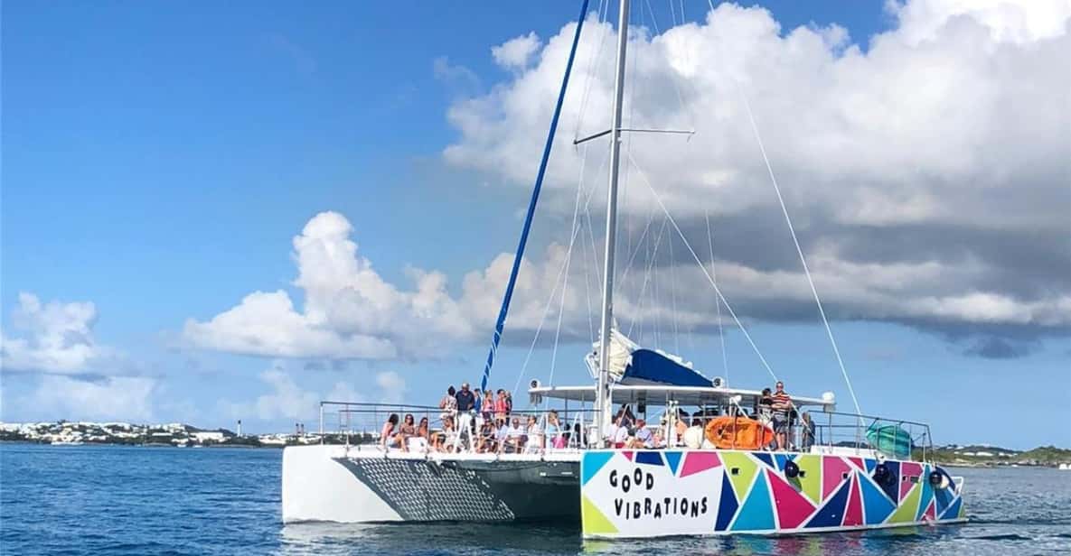 Bermuda: Good Vibrations Catamaran Sail, Swim, Snorkel | GetYourGuide