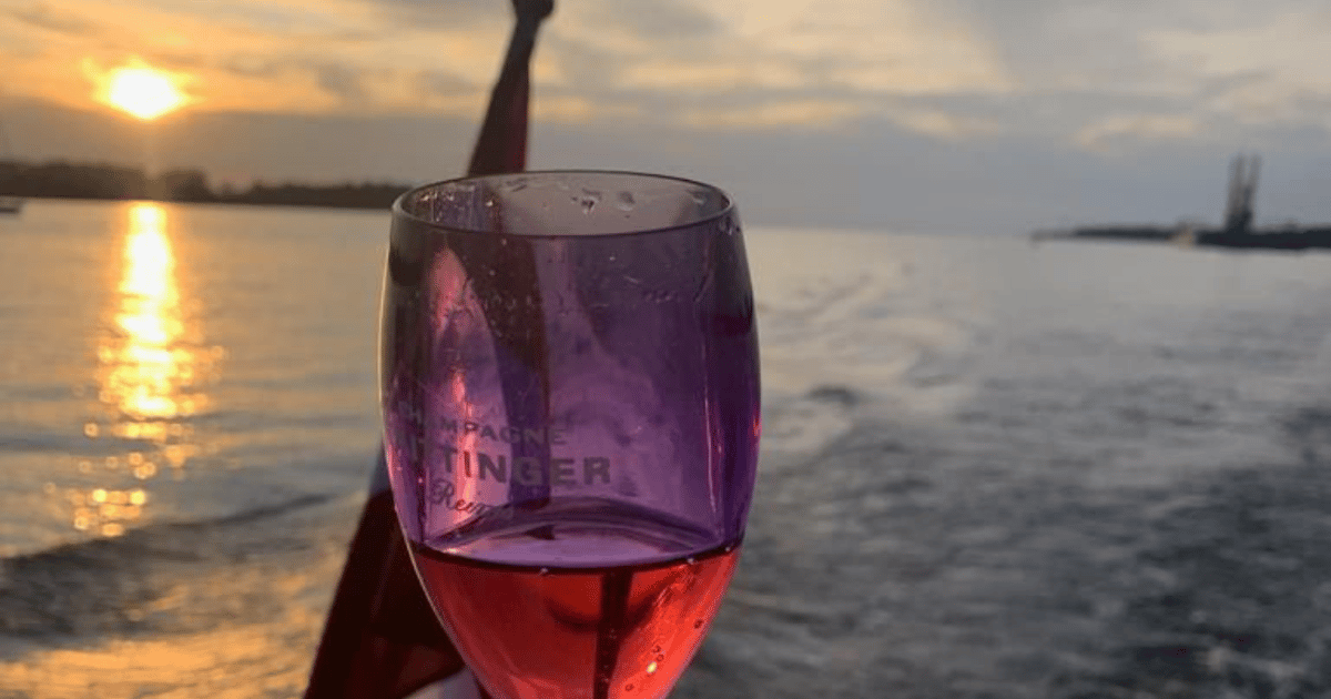 Riga: Private Boat & Sparkling Wine Tour | GetYourGuide