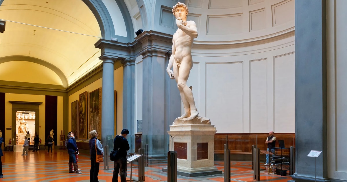 Florence: Accademia Tour, Michelangelo's David First Viewing | GetYourGuide