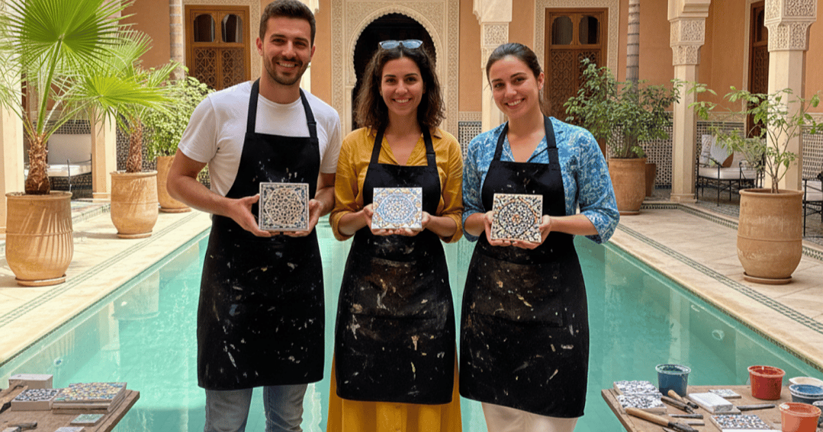 Tangier Workshop: Make Your Own Zelij Tile And Take It Home | GetYourGuide