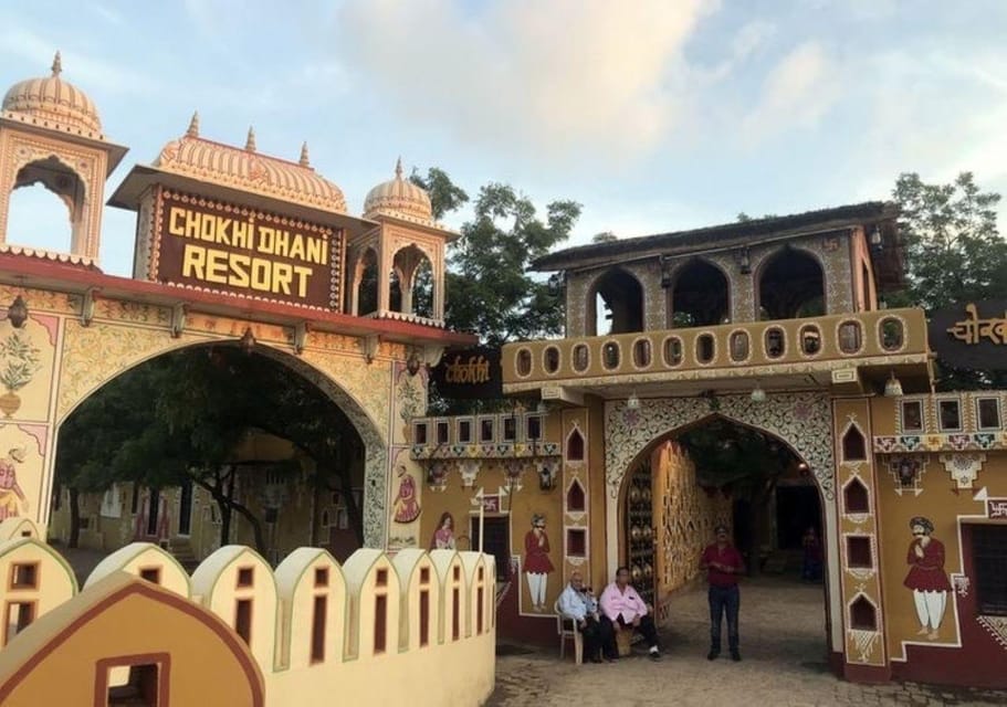 Jaipur Evening Tour Chokhi Dhani village culture with dinner | GetYourGuide