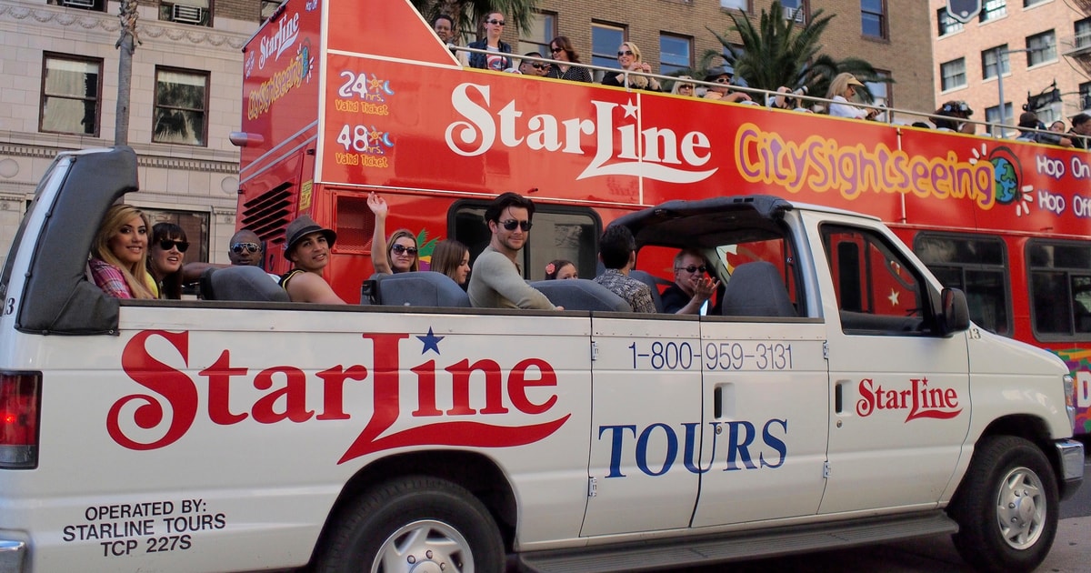 LA: Hop-On Hop-Off Audio Guide & Celebrity Homes Package | GetYourGuide