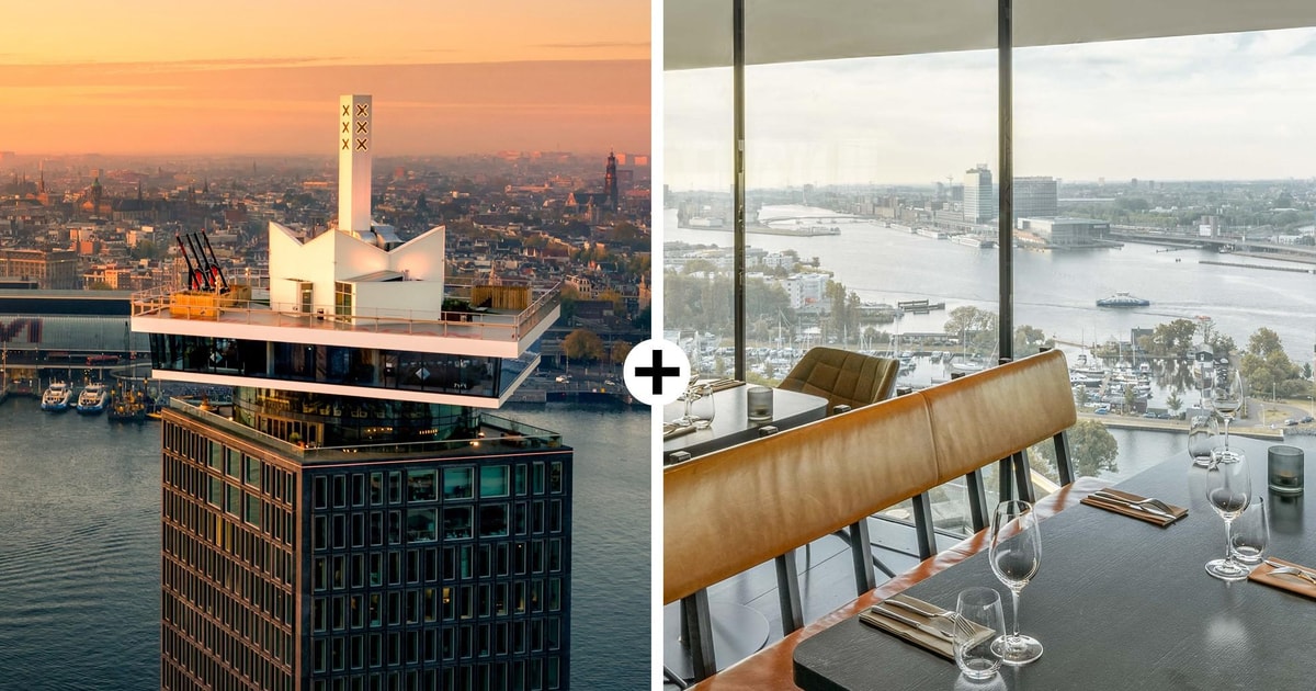 Amsterdam: A'DAM Lookout with Revolving Restaurant Moon | GetYourGuide
