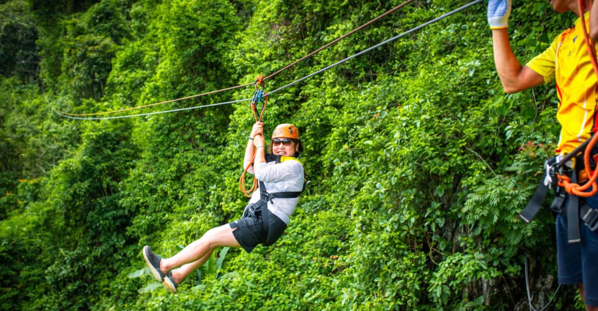バンビエン：ジップライン、洞窟ハイキング、ラフティング、カヤック、ラグーン4 | GetYourGuide