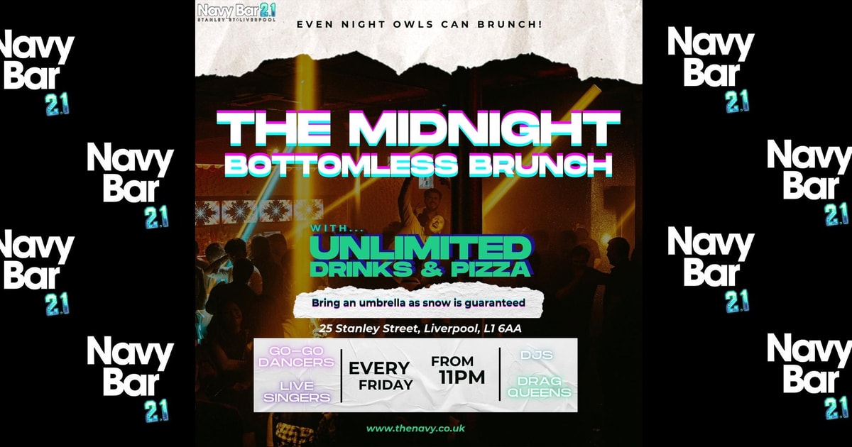 The Midnight Bottomless Brunch | Navy Bar 2.1 | GetYourGuide