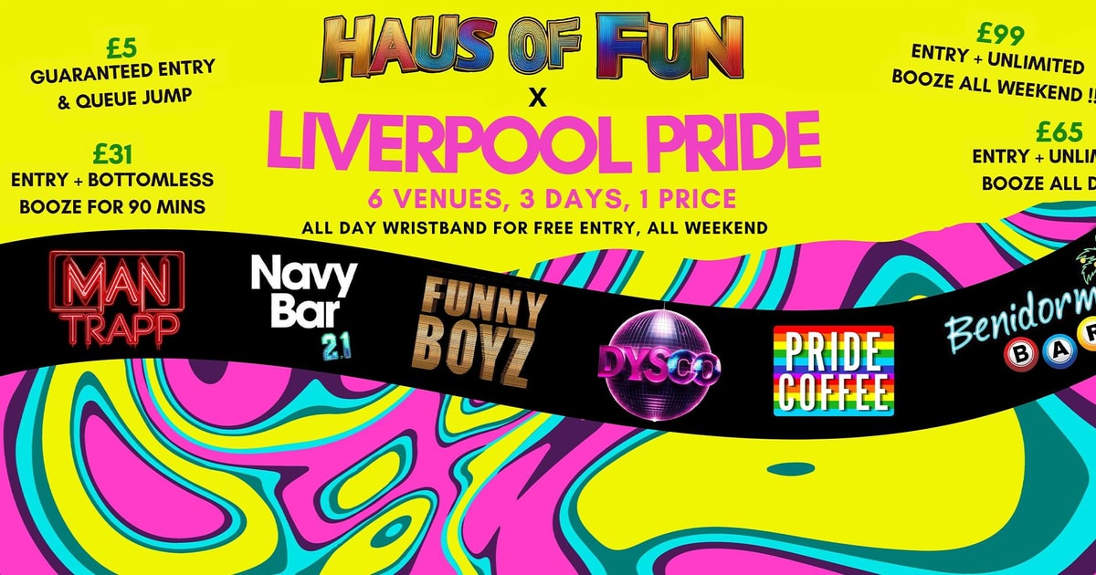 Liverpool Pride 2025 @ Haus Of Fun | GetYourGuide