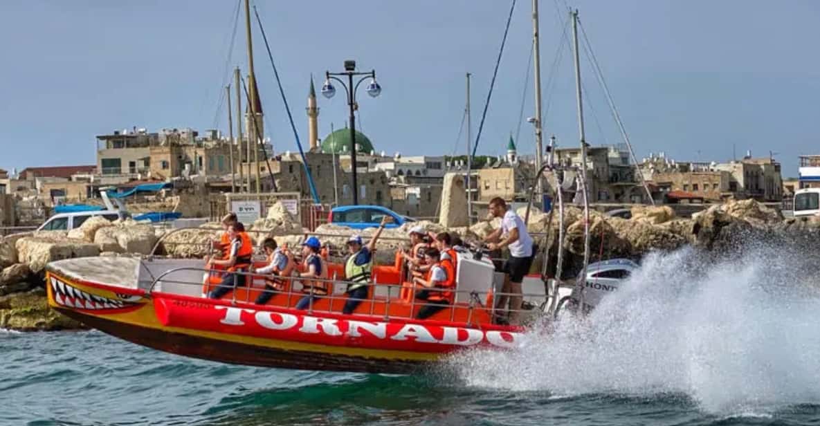 Tel Aviv: Tornado High Speed Thrill Boat Ride from Jaffa | GetYourGuide