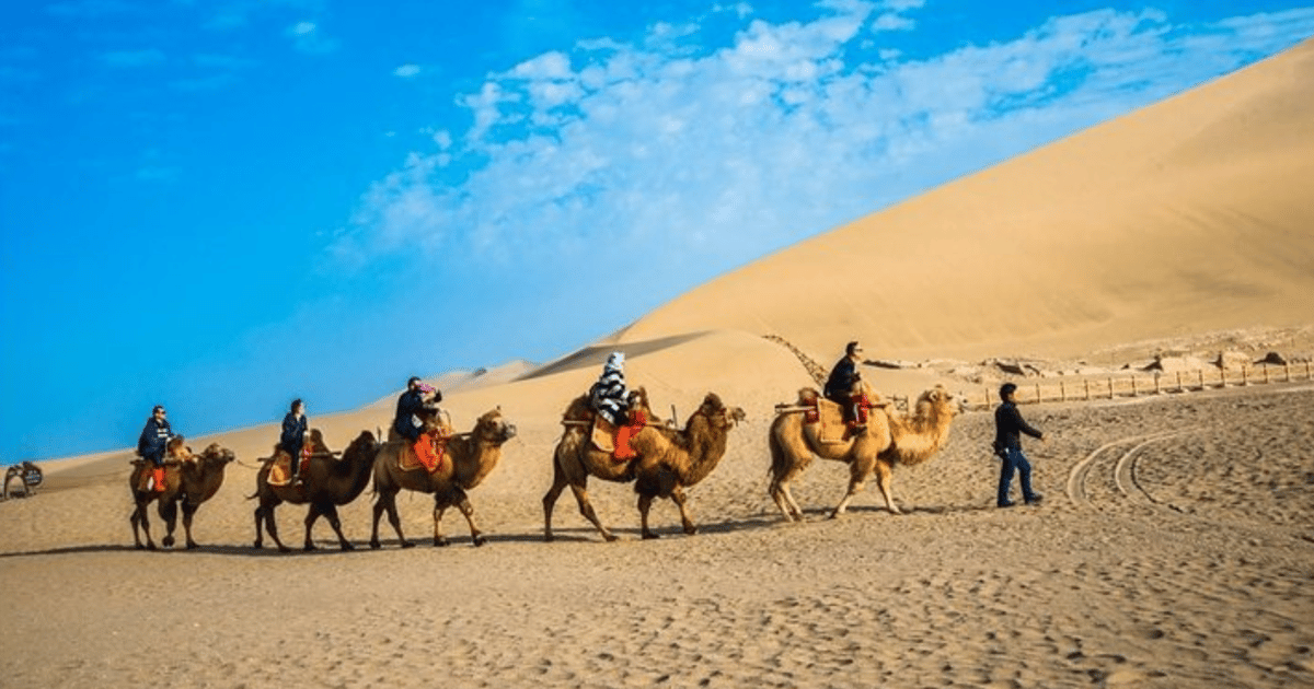 Private tour Dunhuang Grottoes Mingshan sand Dune moon lake | GetYourGuide