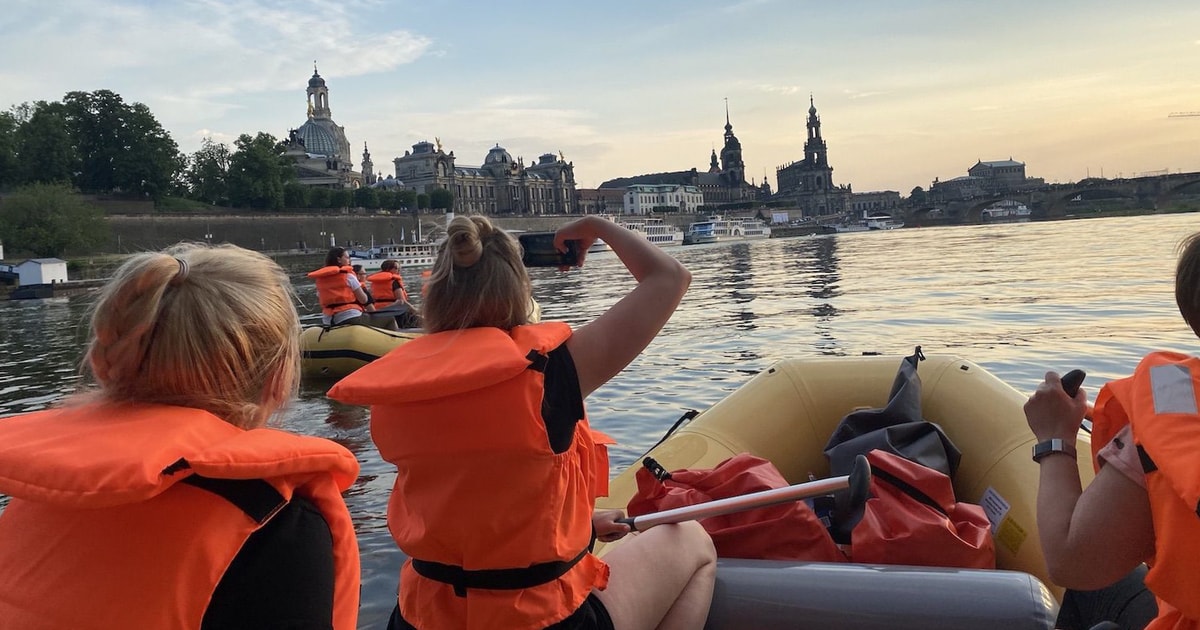 Dresden: Inflatable Boat Tour of the Old Town | GetYourGuide
