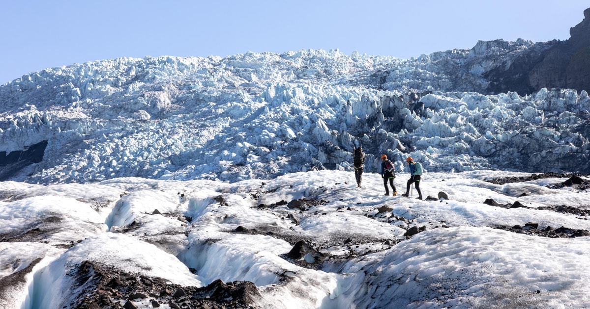 Skaftafell: Halvdags vandretur på gletsjer i Vatnajökull Nationalpark ...