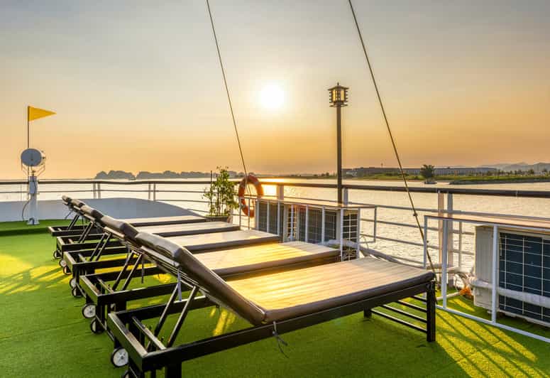 Halong Heritage luxury 5* Cruise by Limousine & Jacuzzi | GetYourGuide
