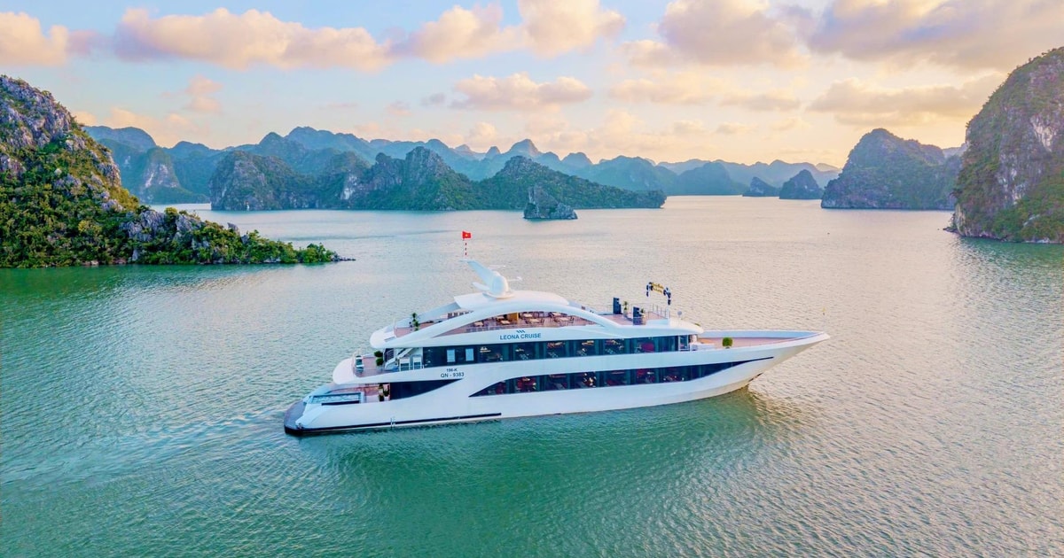 From Harbor: BEST Ha Long Bay Tour on 5-Star Leona Cruise | GetYourGuide