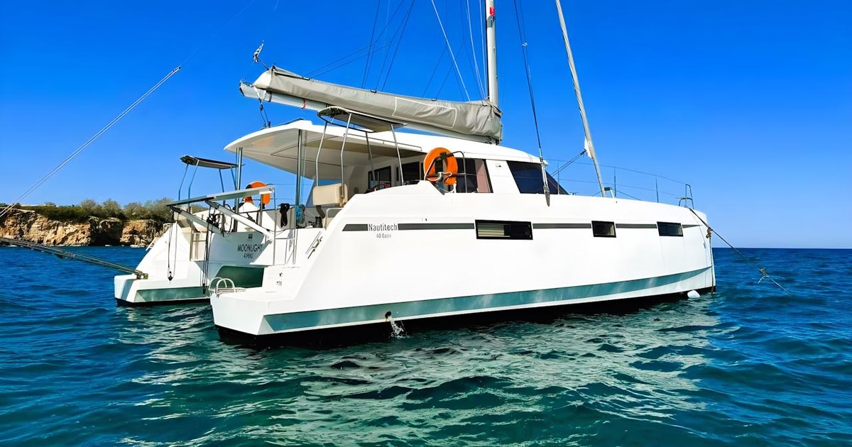 Milos: Private Half Day Catamaran Cruise to Kleftiko Bay | GetYourGuide