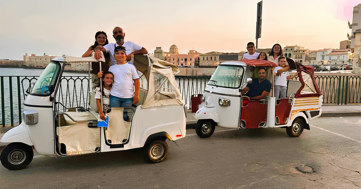 Syrakusa: Rundtur i Syrakusa och Ortigia med Ape Calessino | GetYourGuide