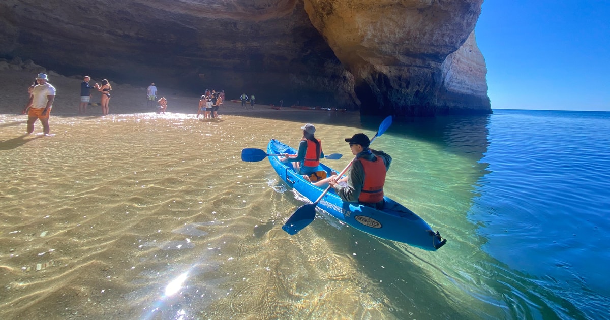 Kayaking Benagil secret caves at Sunrise, Be the First In | GetYourGuide