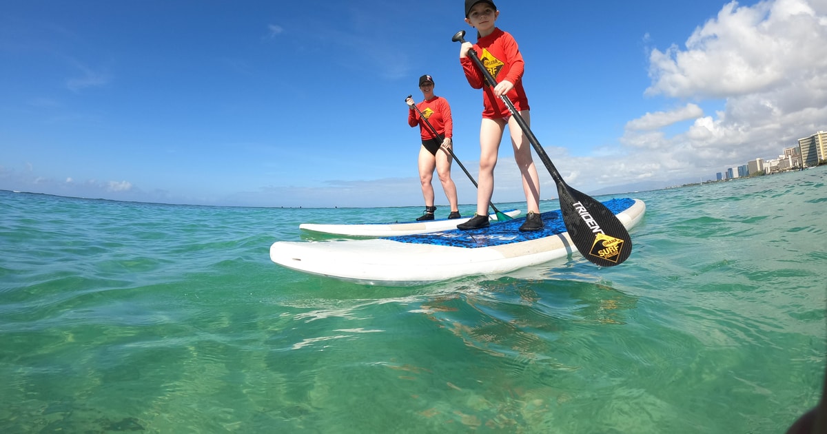 Family SUP: 1 parent, 1 child under 13, and others | GetYourGuide