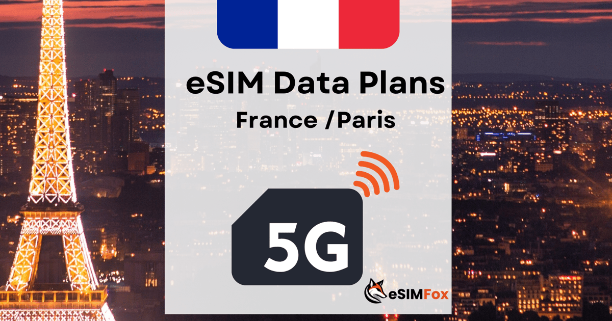 Paris: eSIM Internet Data Plan for France high-speed | GetYourGuide