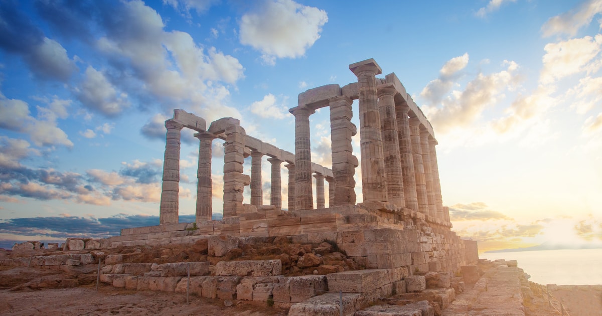 From Athens: Private Cape Sounion Sunset Tour with Transfer | GetYourGuide