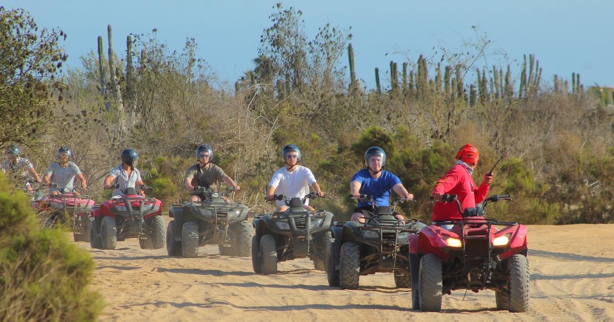 Los cabos:ATV beach&desert with transfer & tequila tasting | GetYourGuide