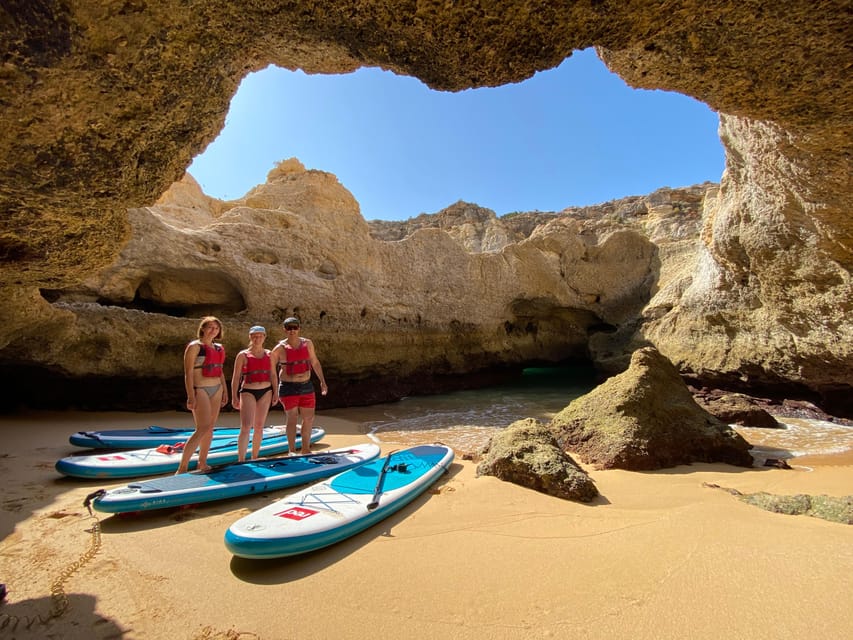 Benagil: Benagil Cave Stand Up PaddleBoard Tour at Sunrise | GetYourGuide