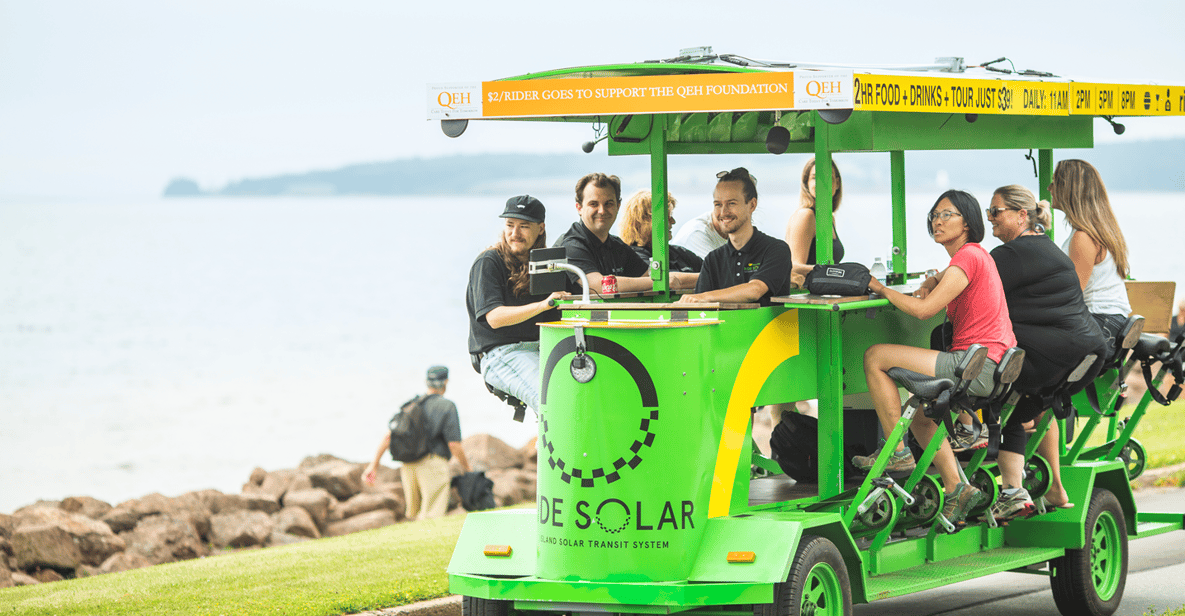 Charlottetown: Solar Food/Drink Party Bike Experience | GetYourGuide
