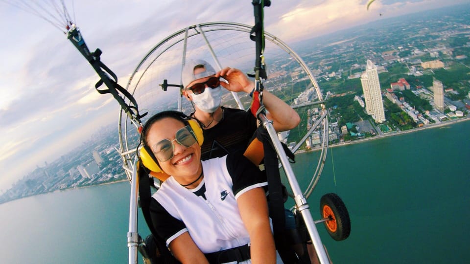 Pattaya: Beach + City Scenic Paramotor Flight by BFA | GetYourGuide